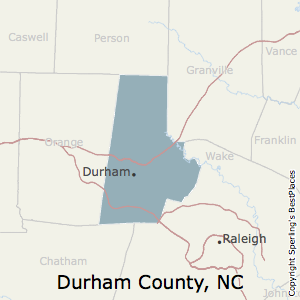 Durham County Zip Code Map - Map